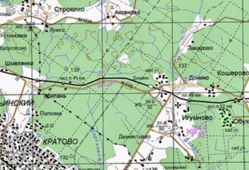 Карта для навигаторов Garmin Topo Дороги России