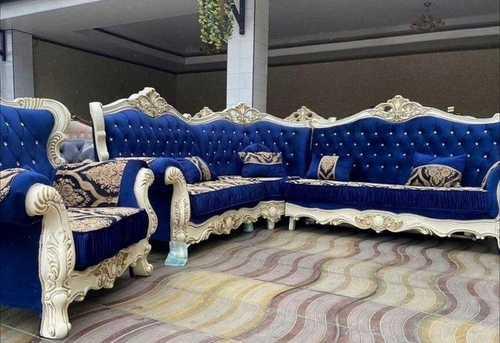 Угловой диван с креслом Фараон