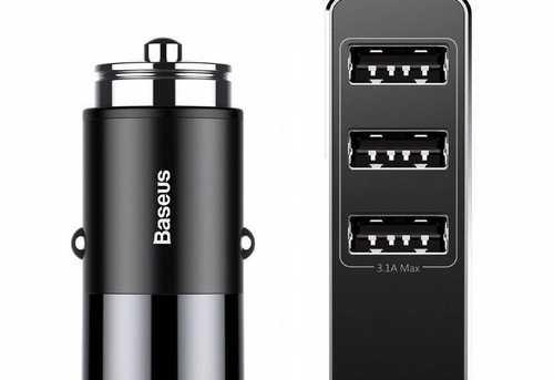 Автомобильная зарядка разветвитель Baseus 4USB