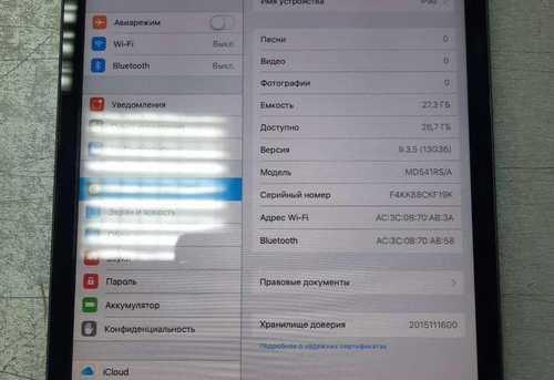 Б/У Планшет Apple iPad mini 1 (a1455)