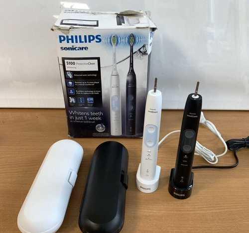 Набор электрических звуковых зубных щеток Philips