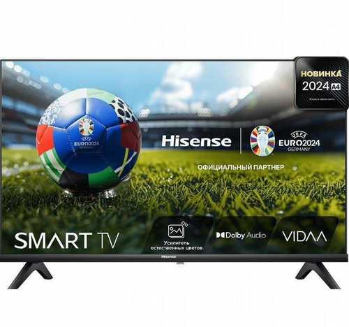 Телевизор LED Hisense 32" 32A4N HD, черный, SMART TV