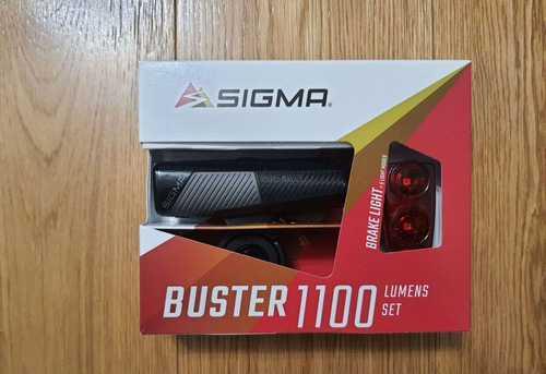 Новые фары перед и зад Sigma Buster 1100 + RL 150