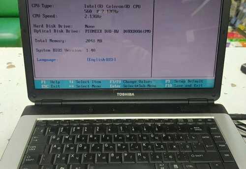 405 toshiba celeron m550 l300-14x