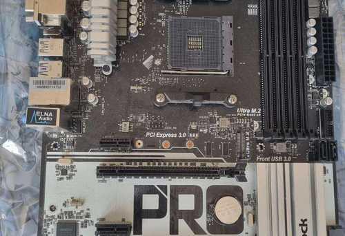 Материнская плата asrock ab350 pro4