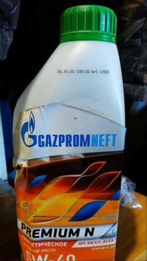 Масло моторное Gazpromneft premium N 5w40