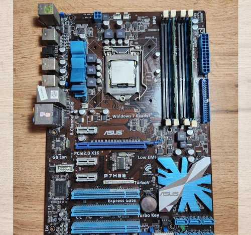 Комплект: Asus P7H55 Intel Xeon X3400 8Gb ddr3