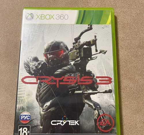 Диск crysis 3 на xbox 360