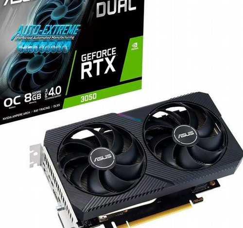 Видеокарта RTX3050 8Gb asus dual dual-RTX3050-O8G-V2