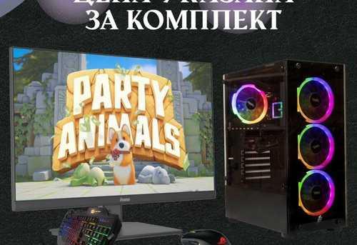 Игровой пк I5-12400F RX 6600 XT 8 GB Party Animals