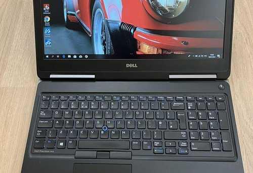 15.6" DELL Precision 7510, 1256 ГБ, Core i7-6820HQ, RAM 16 ГБ, Quadro M2000M 4 ГБ