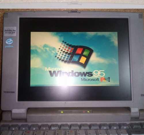 Ноутбук toshiba satellite pro 410 cdt Раритет 1995