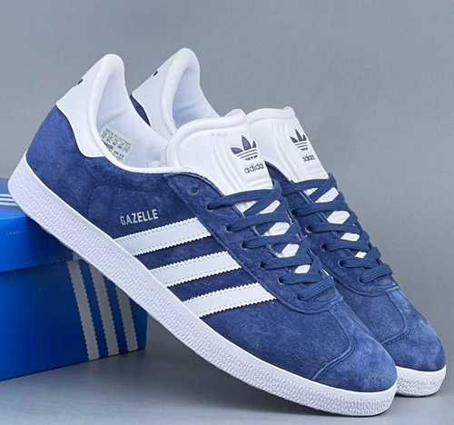 Мужские кроссовки Adidas Gazelle Blue