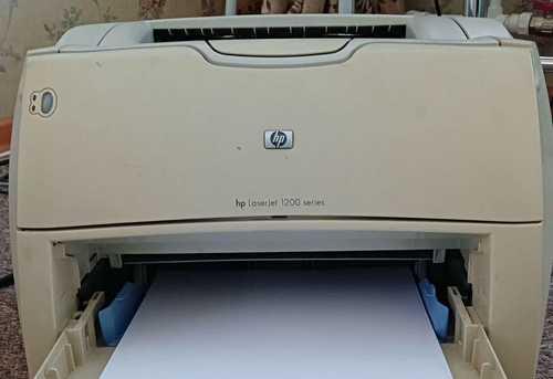 Принтер Hp laserjet 1200 series с переходником