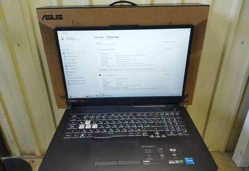Игровой ноутбук Asus Tuf Gaming f17 Fx706hf-hx014