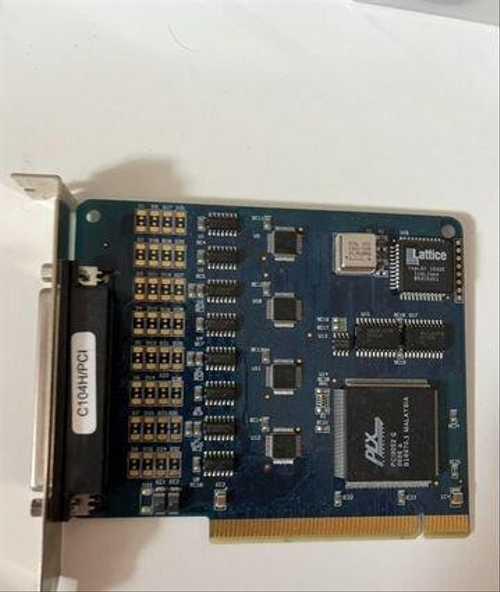 Moxa плата C104H/PCI-DB9M