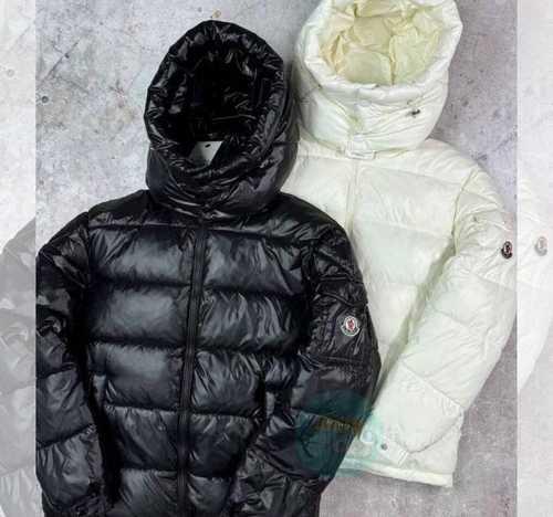 Куртки Пуховики Moncler мужские с nfc черные