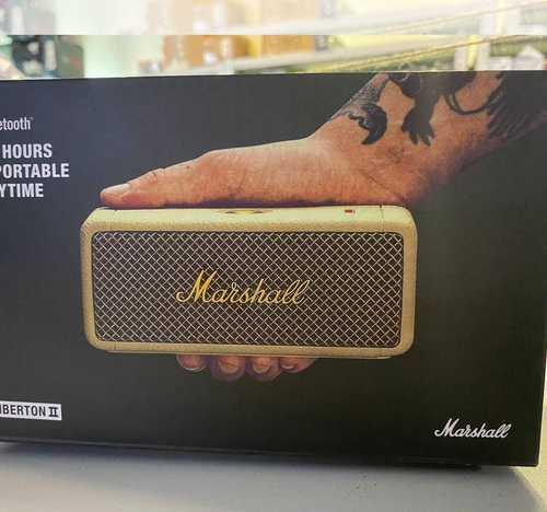 Колонка Marshall Emberton II(черный, бежевый)