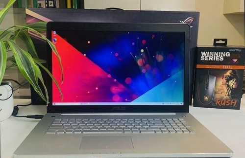 Ноутбук Asus N750JK 17.3/8 RAM/240 SSD