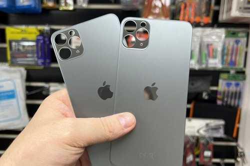 Стекло корпуса заднее iPhone 11 Pro Max серый