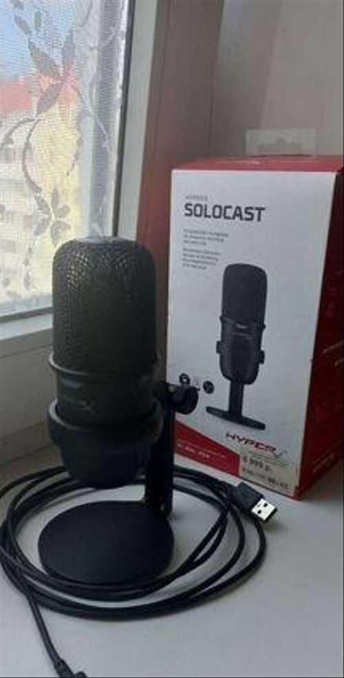 Микрофон студийный настольный HyperX SoloCast