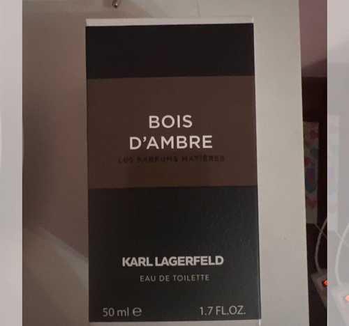 Туалетная мужская вода Karl lagerfeld bois D'Ambre