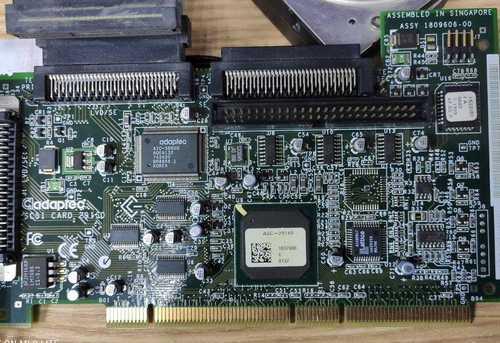 Adaptec scsi Card 29160 + hdd