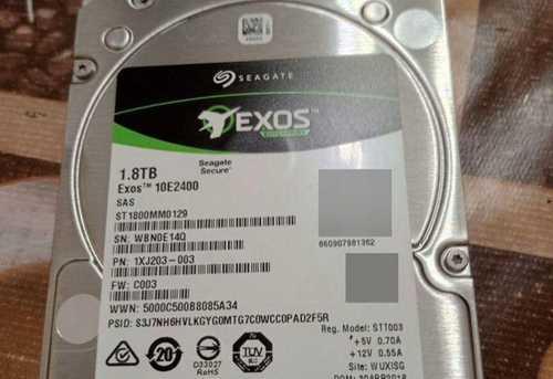 Жесткий диск Seagate Exos 1.8Tb 10k SAS