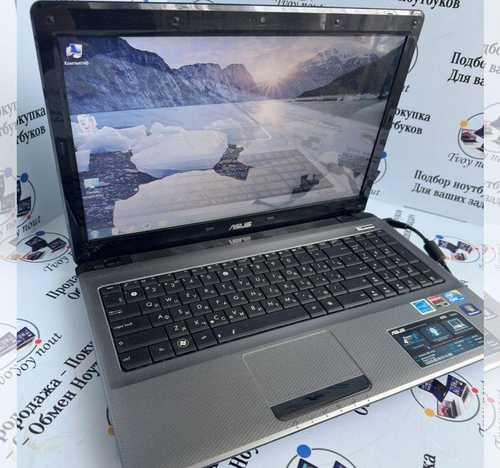 Asus A52, 6gb озу, игровой ноутбук 2.4ghz x 4