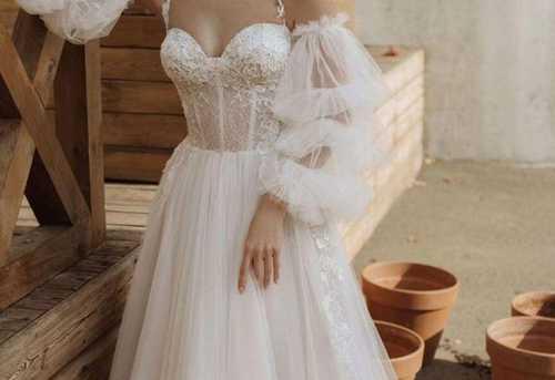 Свадебное платье Gabbiano новое 42 с бирками