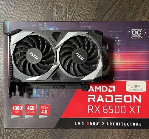 Видеокарта MSI AMD Radeon RX 6500 XT