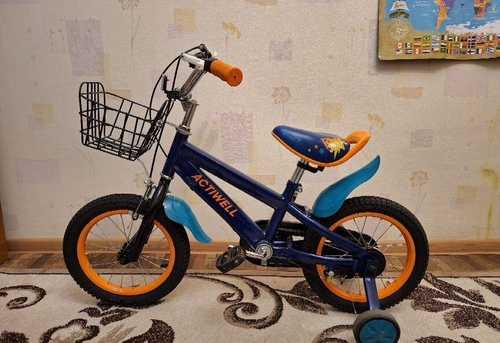 Детский двухколесный велосипед actiwell 14"