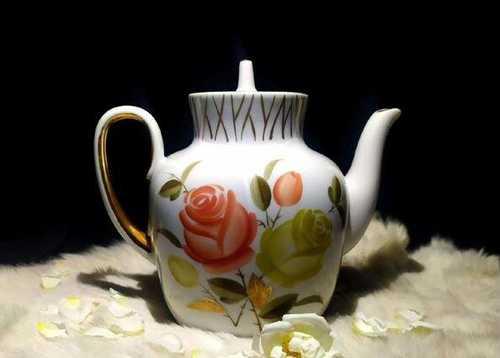 Заварочный чайник "Букет чайных роз". лфз