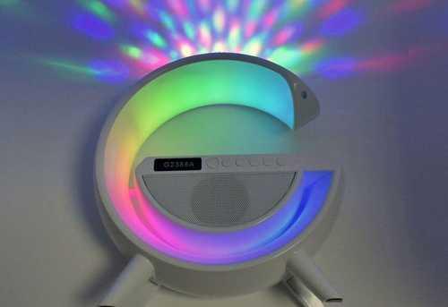 Светильник, ночник, зарядка, колонка Bluetooth RGB