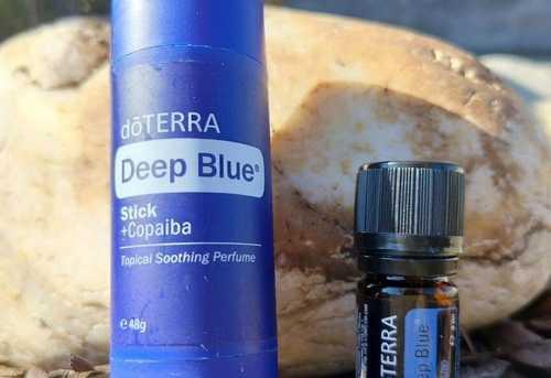Новый набор Doterra Deep Blue стик и смесь масел