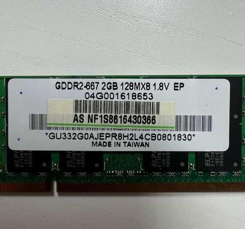 Оперативная память ddr2 для ноутбука asus