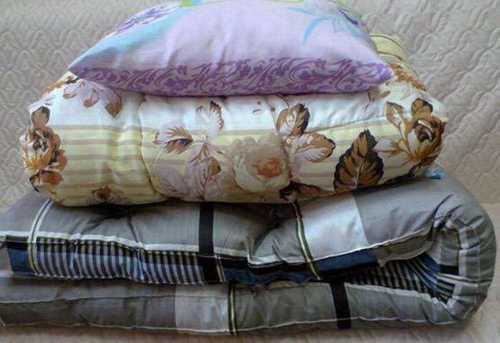 Матрас+подушка+одеяло постелный комплект