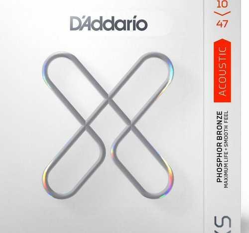 Струны для акустической гитары D'addario xsapb1047