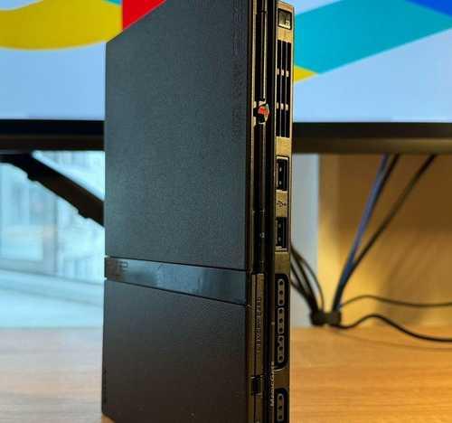 PlayStation 2 Slim прошитая с комплектом и hdmi