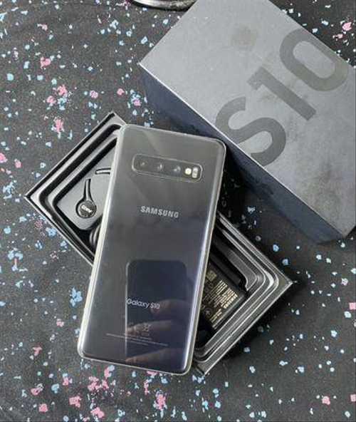 Samsung galaxy S10, оригинал, черный, комплект