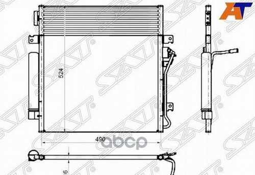 Радиатор кондиционера Dodge Nitro 06-11 stcr073