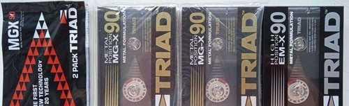 Аудио кассеты triad metal 90 новые