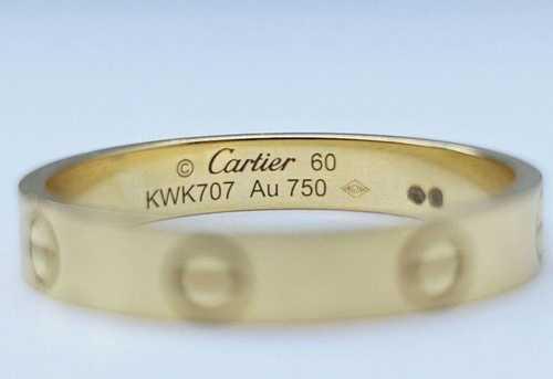 Золотое кольцо Cartier 750 пробы