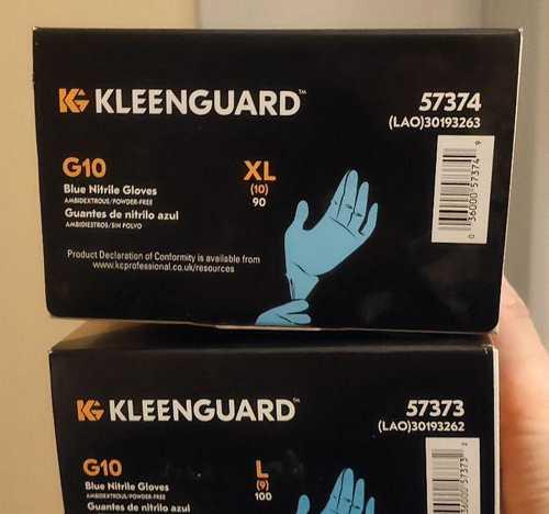 Перчатки нитриловые KleenGuard G10 синие L, XL