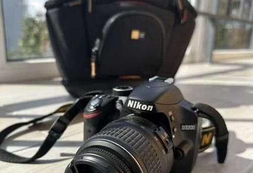 Зеркальный фотоаппарат nikon d3200 kit + 70-300mm