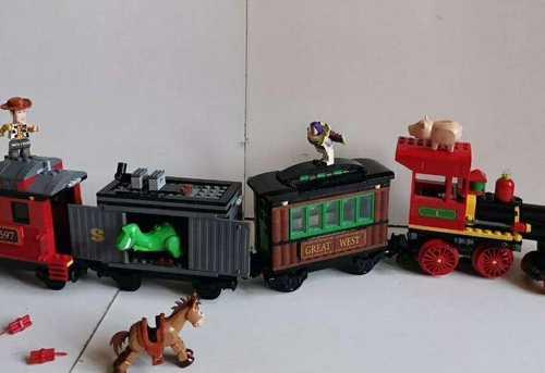 Lego поезд история игрушек