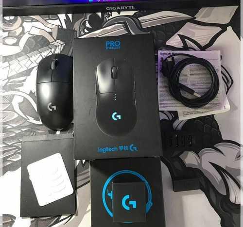 Беспроводная мышь logitech g pro wireless