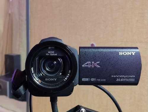 Sony fdr ax33 4K камера