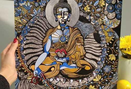 Буддизм тханка Будда Медицины