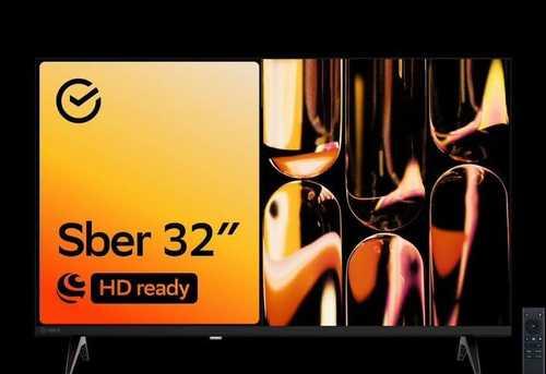Новый умный телевизор Sber HD 32, чёрный